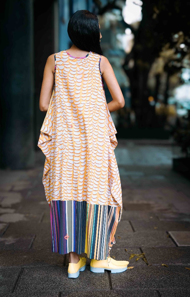 Vestido Racu maíz mostaza – CARMEN RION